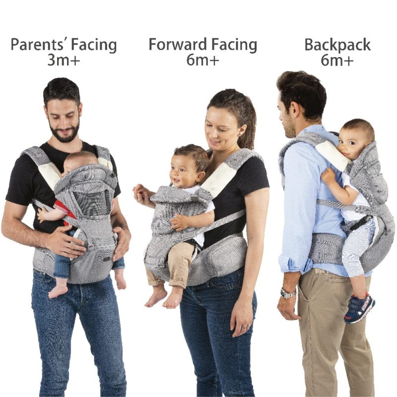 CHICCO HIP SEAT BABY CARRIER-PIRATE BLAC - chicco