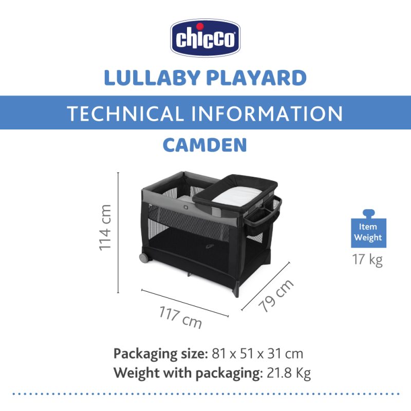 CHICCO LULLABY PLAYARD-CAMDEN - chicco