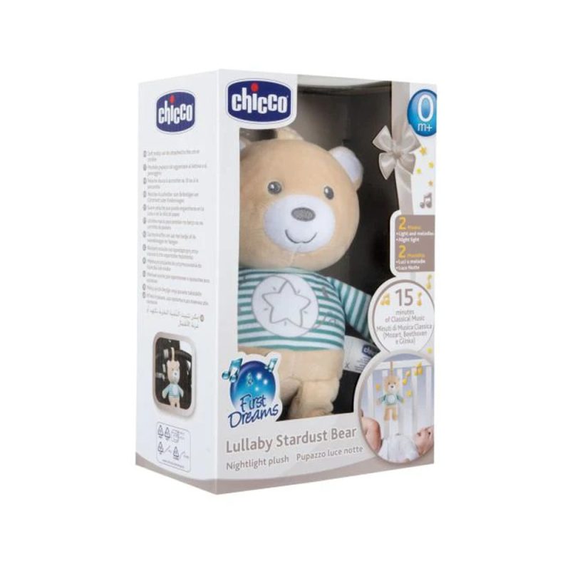 Chicco First Dream Lullaby Stardust Bear ตุ๊กตาหมี - chicco