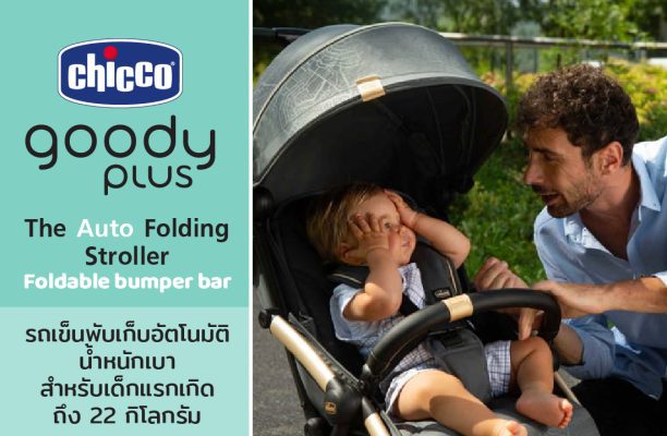 Chicco Goody Plus Stroller City Map รถเข็น - chicco