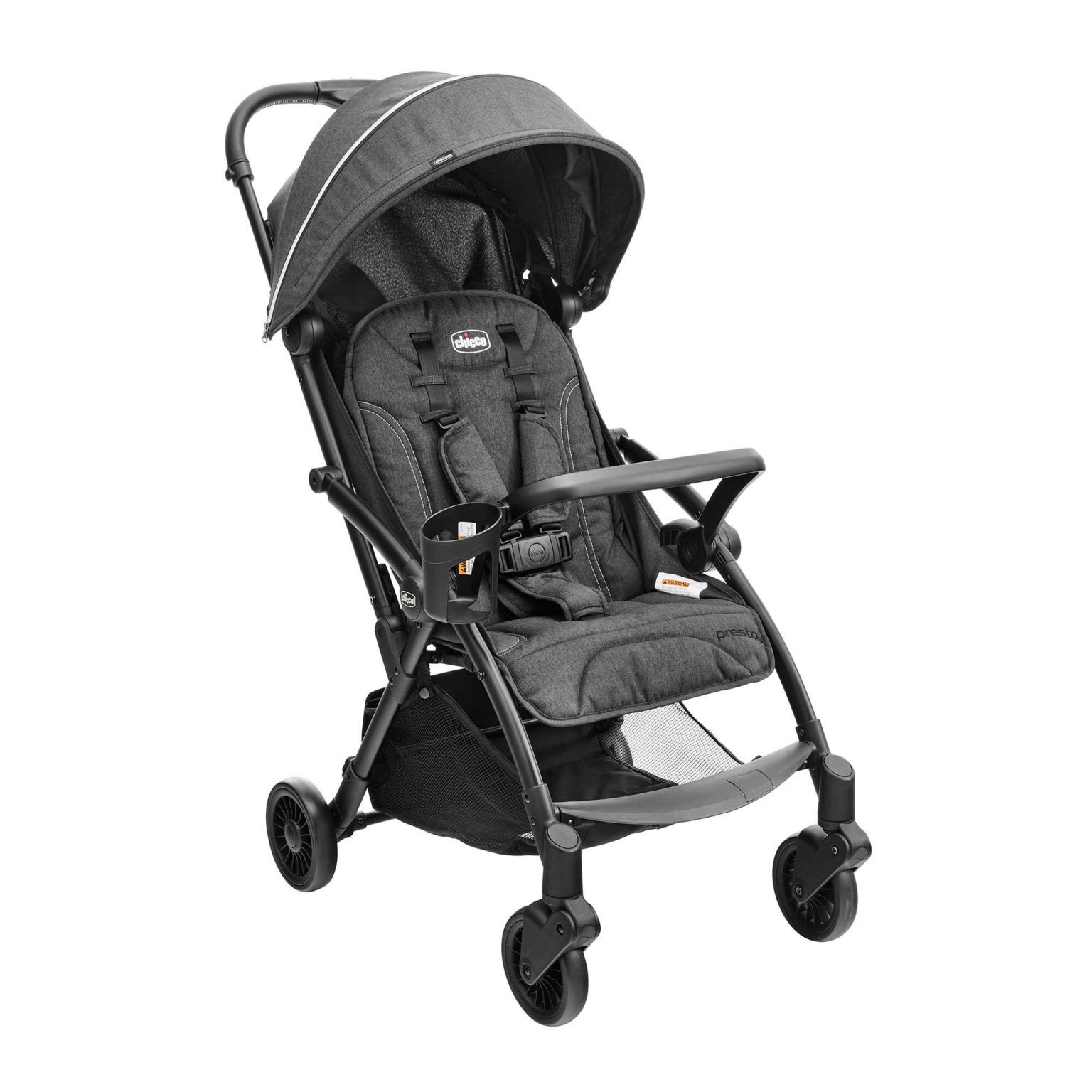 Chicco Presto Compact Stroller-Graphite รถเข็นเด็ก - chicco
